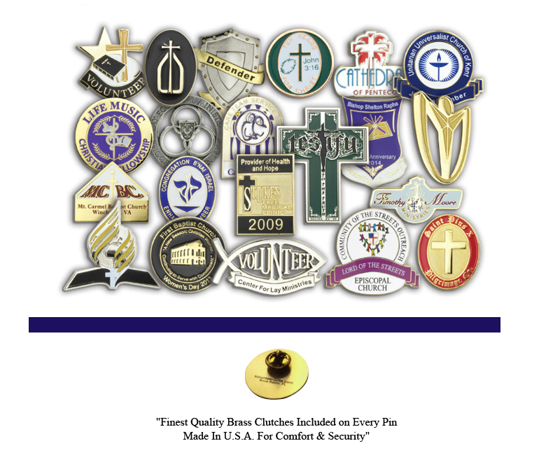 Custom Pins for Religious Organizations