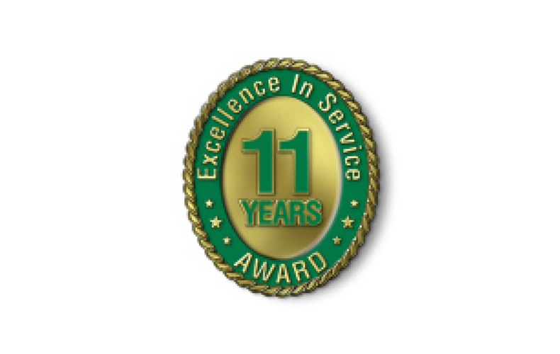 Yearly Service Award Pins