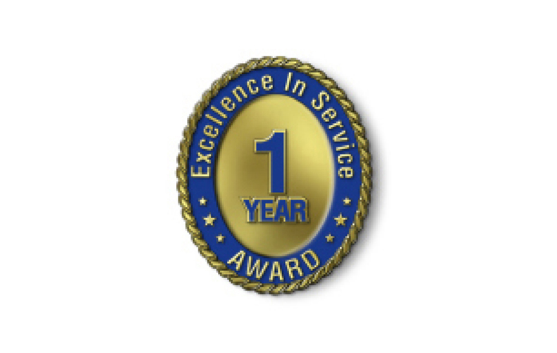 Yearly Service Award Pins