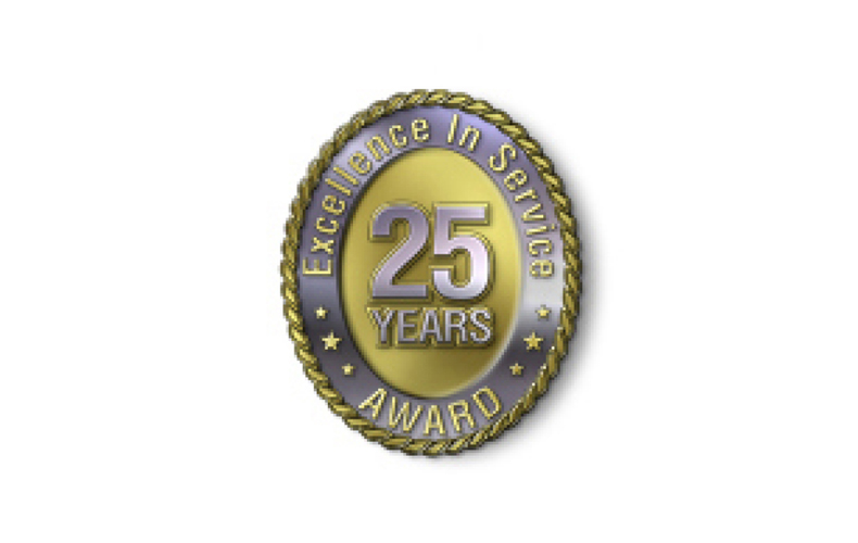 Yearly Service Award Pins