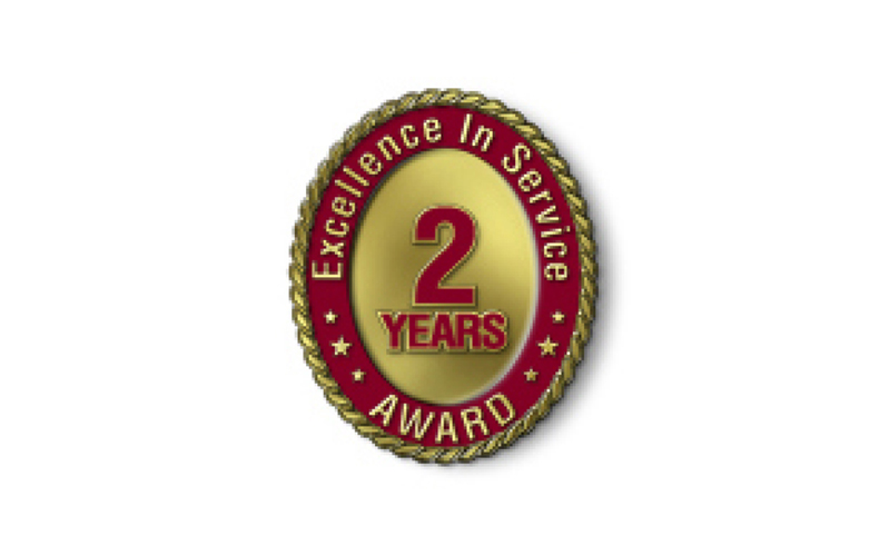Yearly Service Award Pins